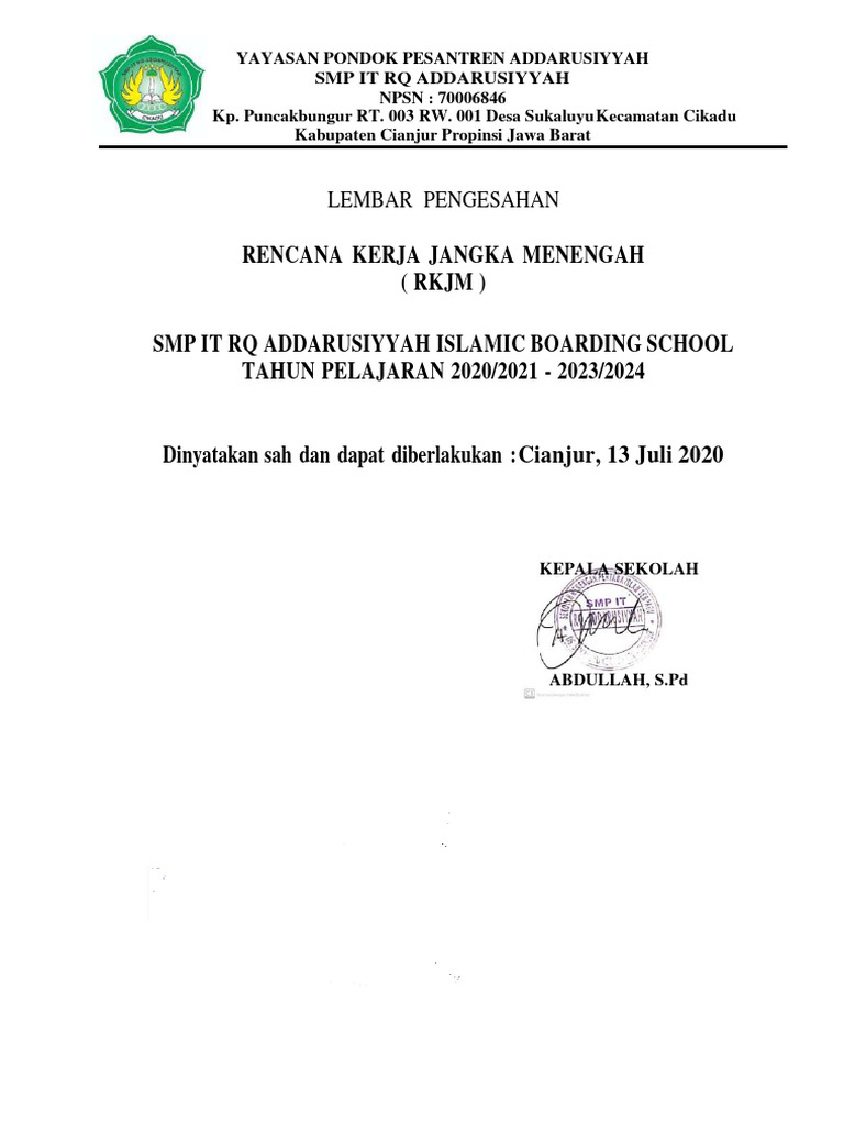 RKJM SMP It | PDF | Bisnis