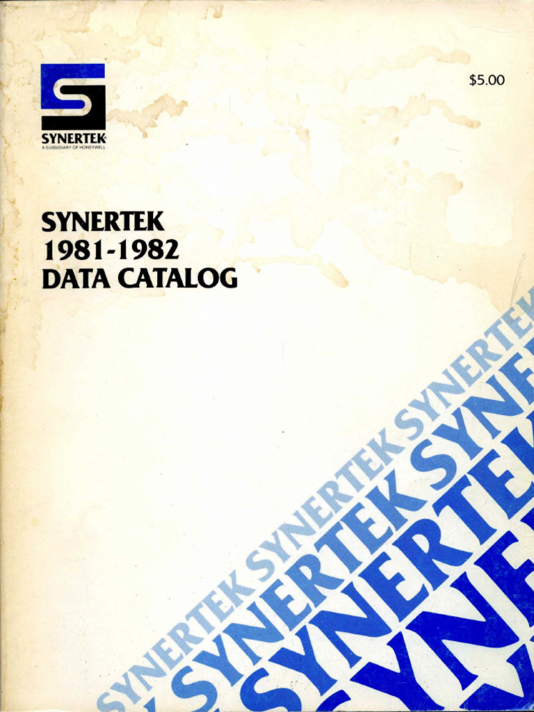 Synertek 1981-1982 Data Catalog | PDF