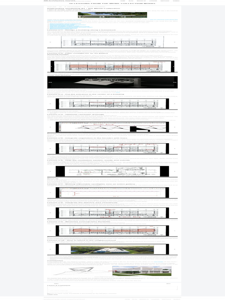 10 Practical Architecture Lessons From The Menil Collection Model | PDF