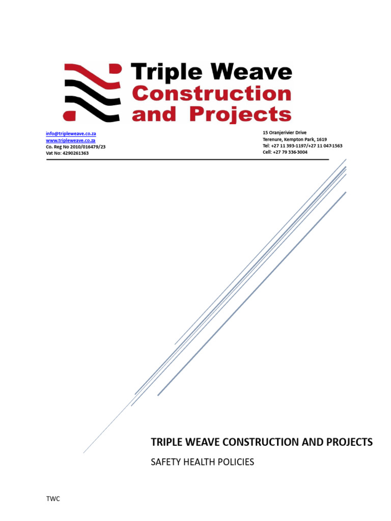 TWC She Policies 2023 | PDF | Substance Abuse | Hand Washing