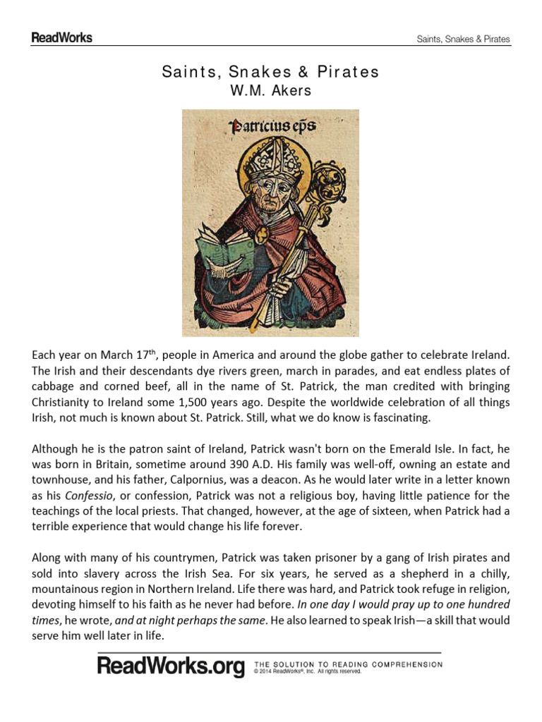 St. Patrick: Life, Legends, and Legacy | PDF | Saint Patrick | Ireland