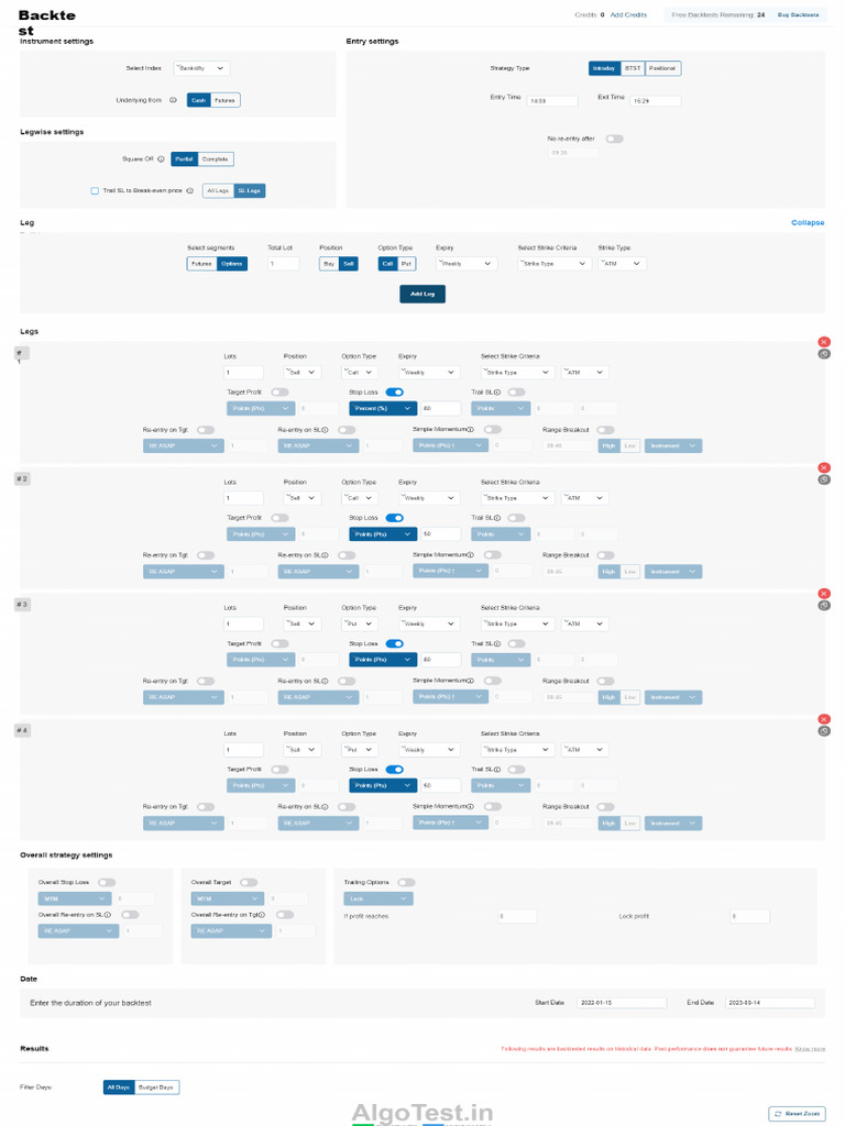 Algotest Strategy 4zz50gx | PDF