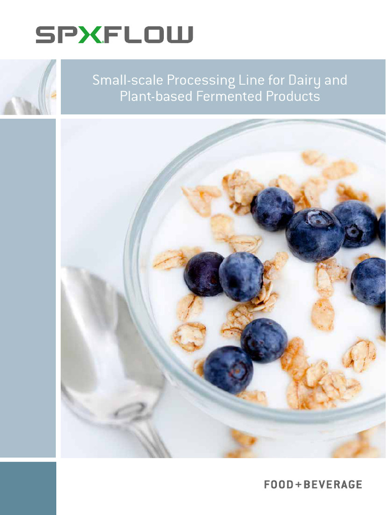 SPX Flow Process Line Small Scale Fresh Dairy 10020 Bro GB | PDF