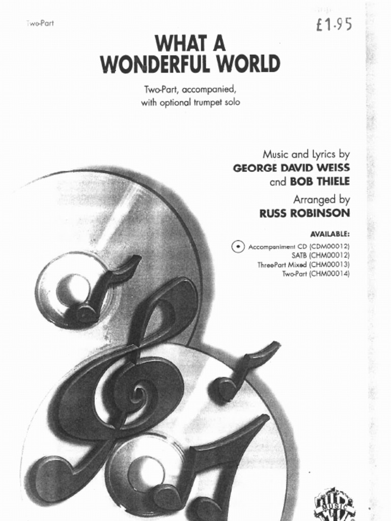 020-Wonderful World - PDF Coro | PDF