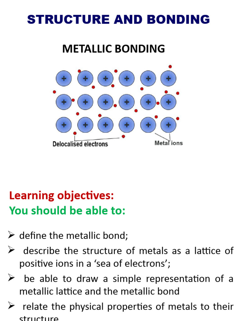 Metallic Bond | PDF