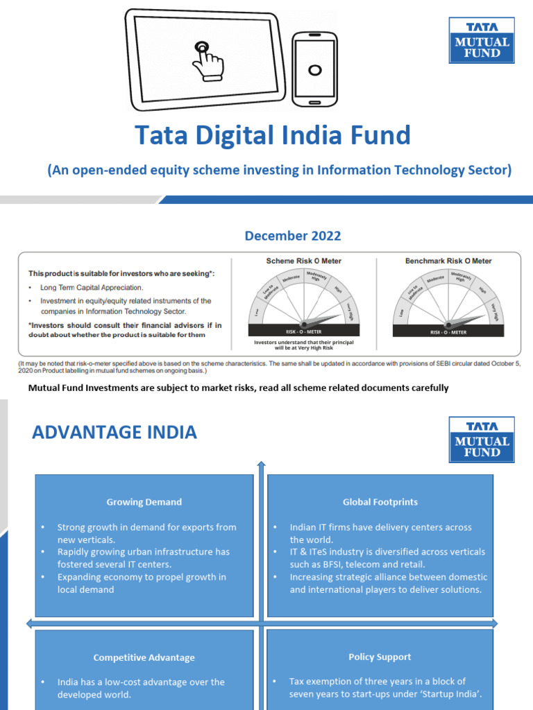 Tata Digital India Fund Overview | PDF | Outsourcing | Economies