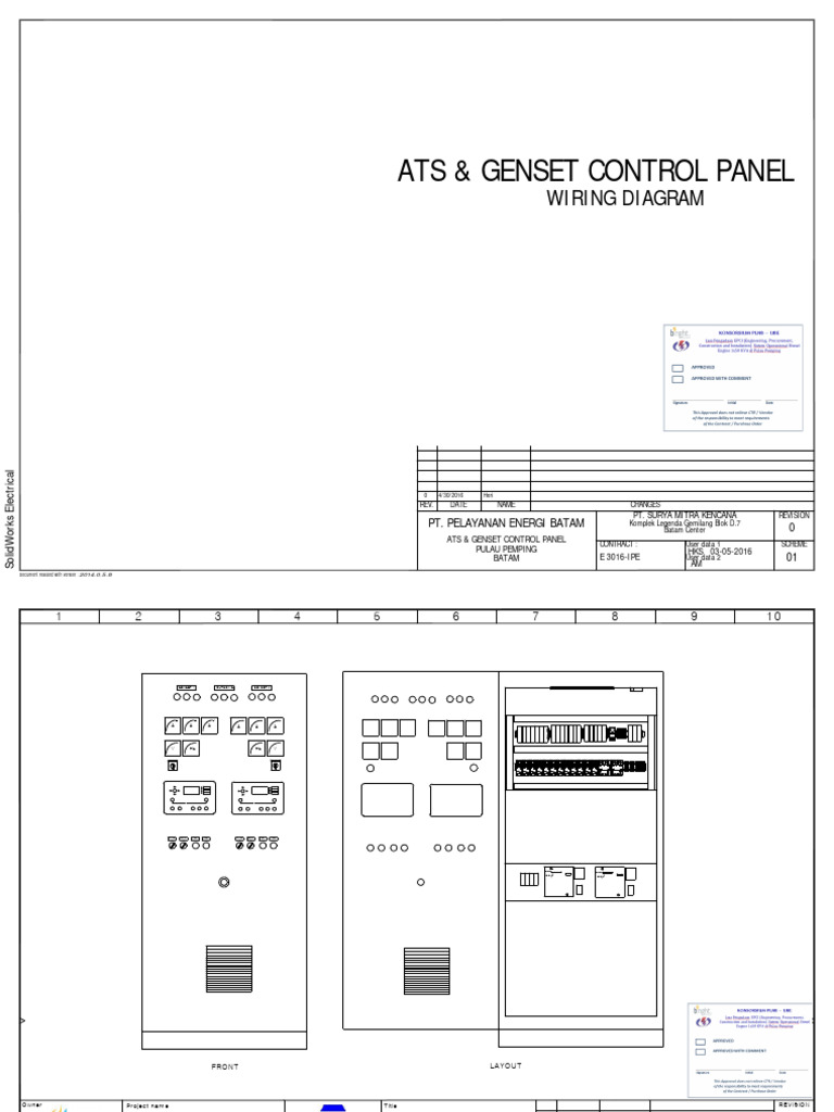 Wiring Control Diagram - PDF Ats Sparepart | PDF | Power Engineering ...