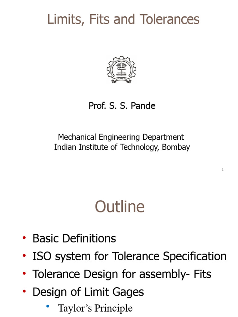 Fittings and Tolerances | PDF | Engineering Tolerance | Machines