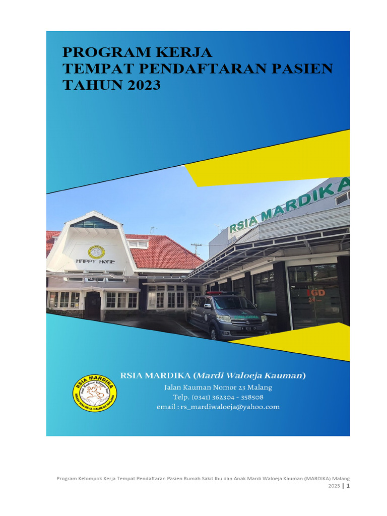 Program Kerja TPP Tahun 2023 | PDF