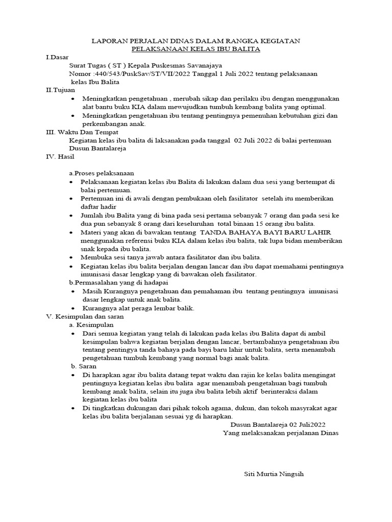 Bok Triwulan 3 Kelas Balita BTL | PDF