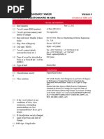 Baltic Exchange Questionnaire | PDF