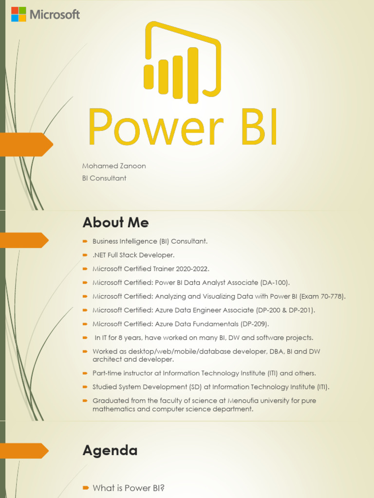 Power BI - Presentation | PDF
