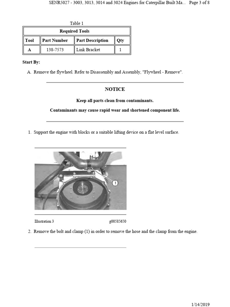 Pages From SENR5027 - 3003, 3013, 3014 and 3024 Engines For Caterpillar ...
