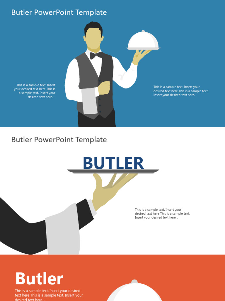 Butler PowerPoint Template Sample | PDF