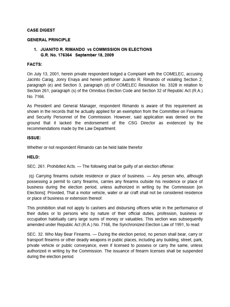 Crim Rev Case Digest | PDF