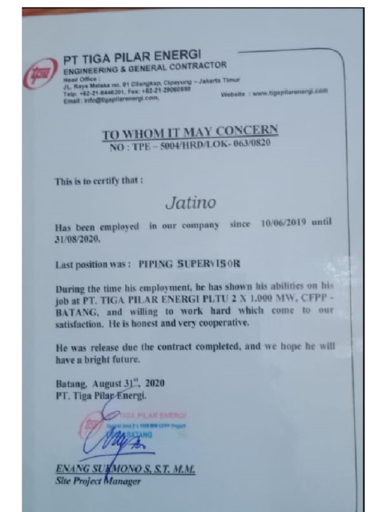 Piping Supervisor | PDF