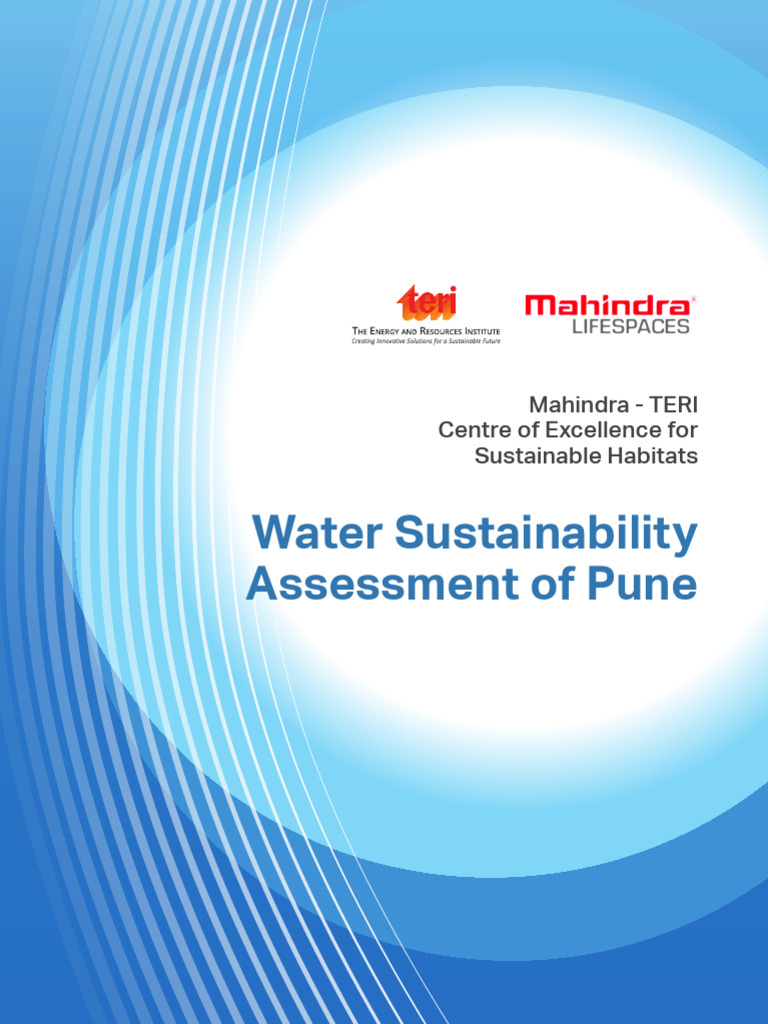 Water - Sustainability - Assessment - of - Pune | PDF | Water Resources | Water