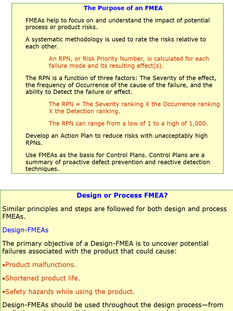 PFMEA Training and Process Overview | PDF