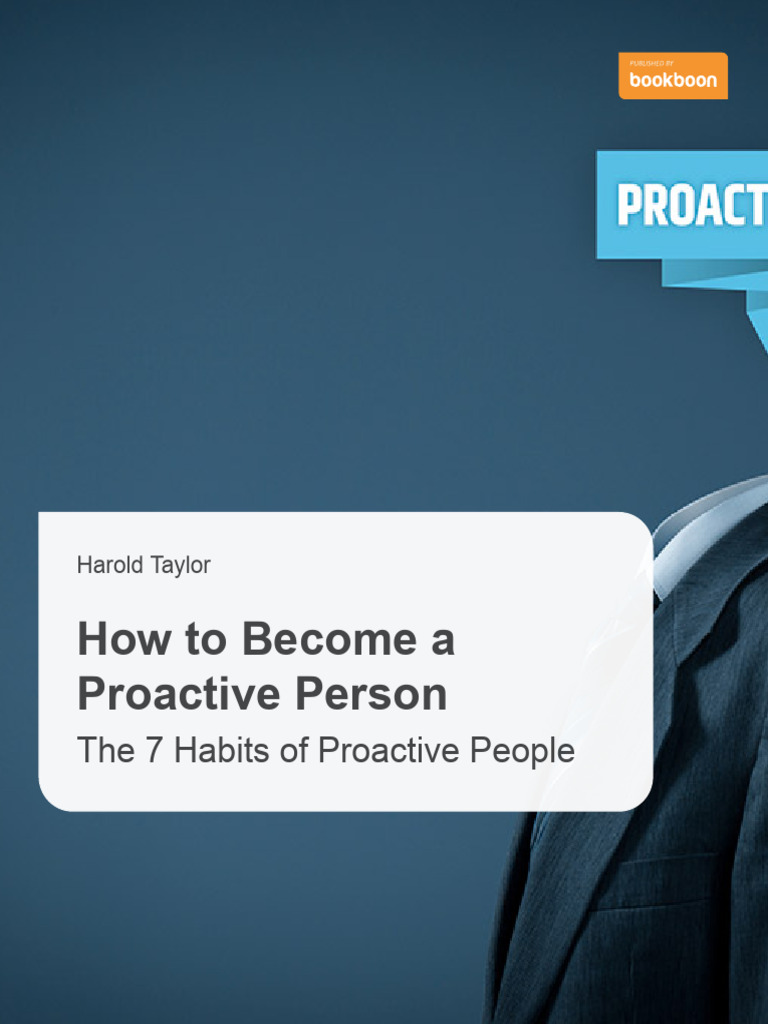 Becoming a Proactive Person | PDF | Chamber Of Commerce | Business
