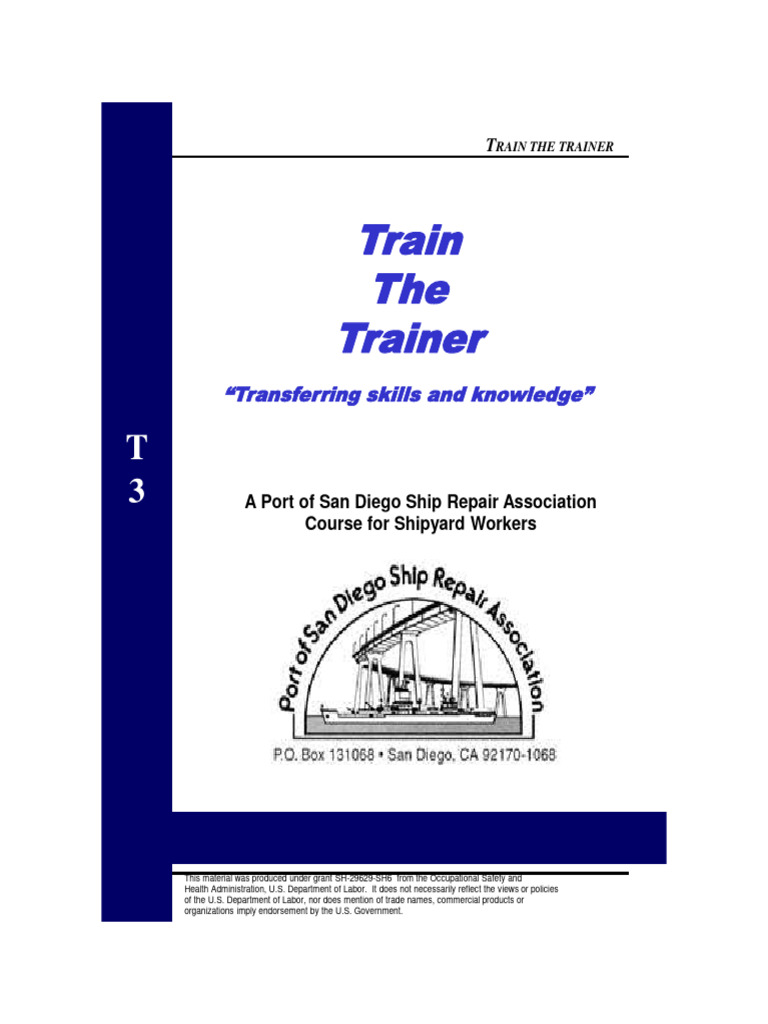 Shipyard Trainer Development Course | PDF
