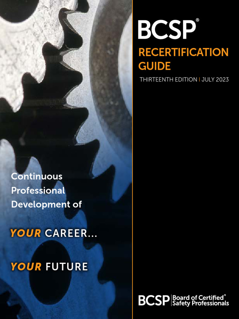 Recertification Guide | PDF