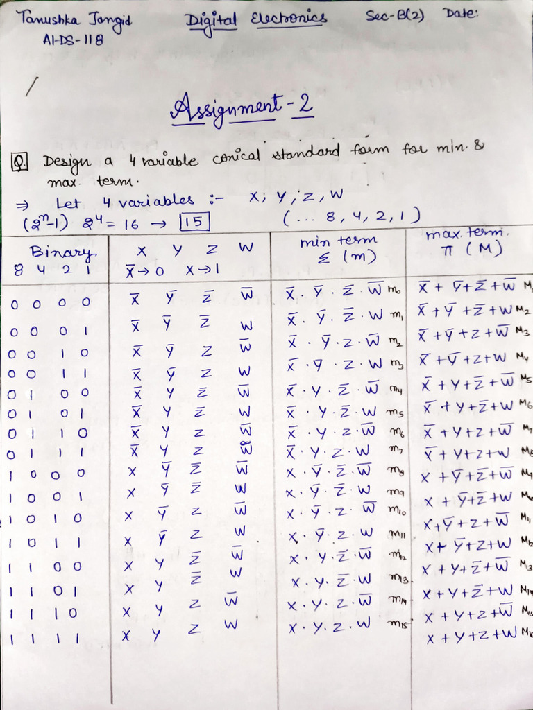 De Assignment 2 | PDF