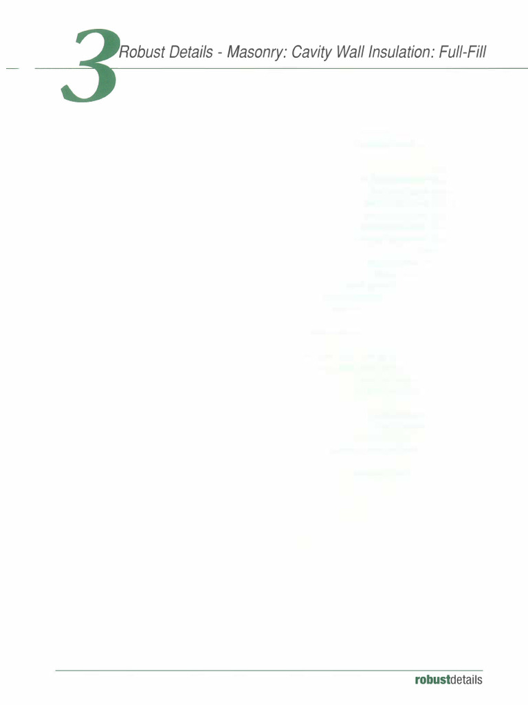 3-Masonry - Cavity Wall Lnsulation - Full-Fill | PDF | Building Insulation | Wall