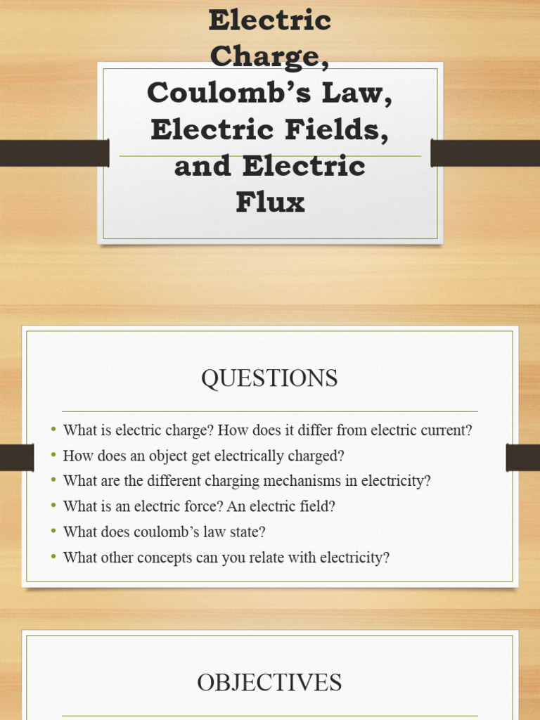 Electric Charge and Coulomb's Law Explained | PDF | Electric Charge ...