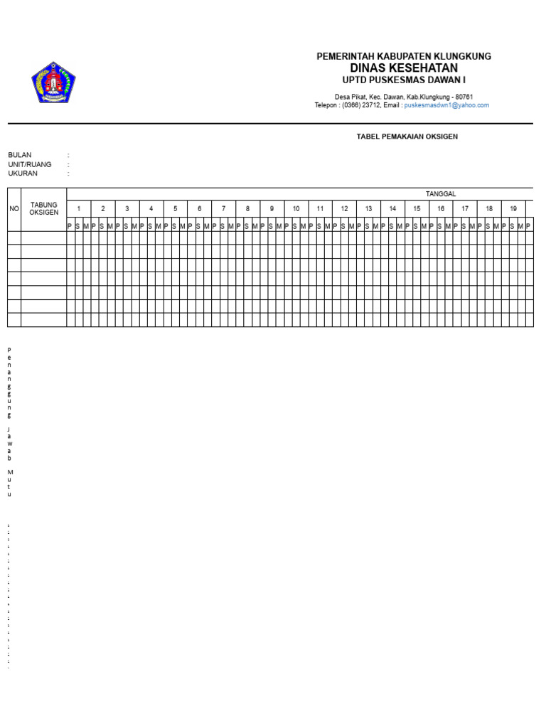 Pemantauan Oksigen | PDF