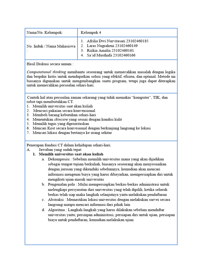 LK Topik 1.4 Ruang Kolaborasi Kelompok 4 Sa'id Musthafa | PDF | Karier & Perkembangan | Ilmu Sosial