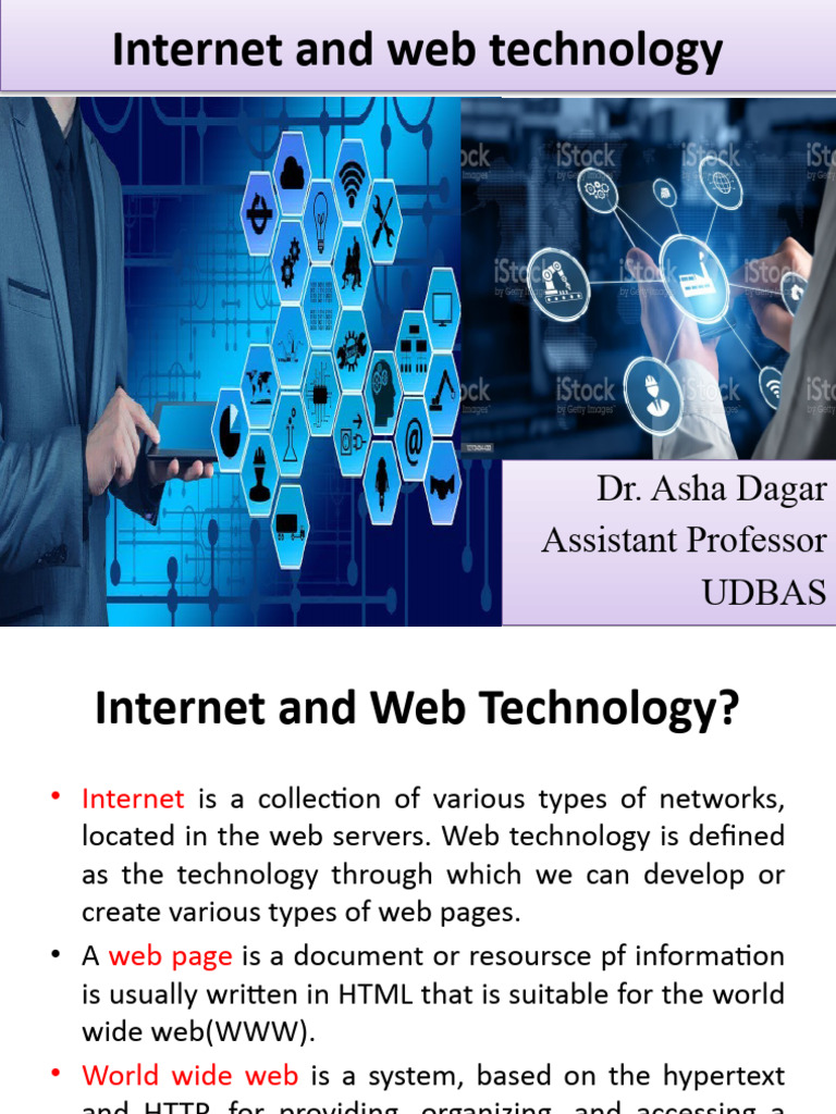 Internet & Web Techologies#ICT#WWW#web Page #Web Browser#web Server ...