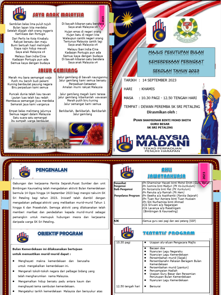 Buku Program Bulan Kemerdekaan 2020 Edited | PDF