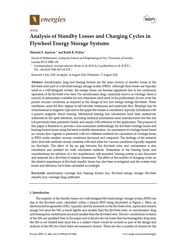 Analysis of Standby Losses and Charging Cycles in | PDF