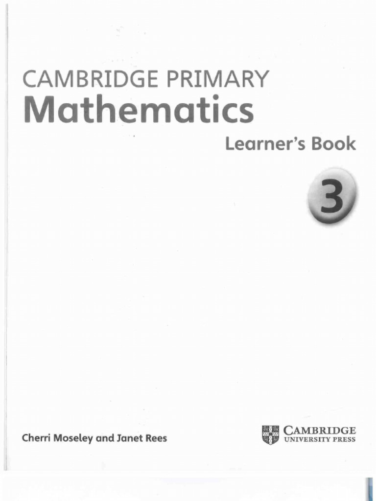 Cambridge Primary Mathematics Learners Book 3 | PDF