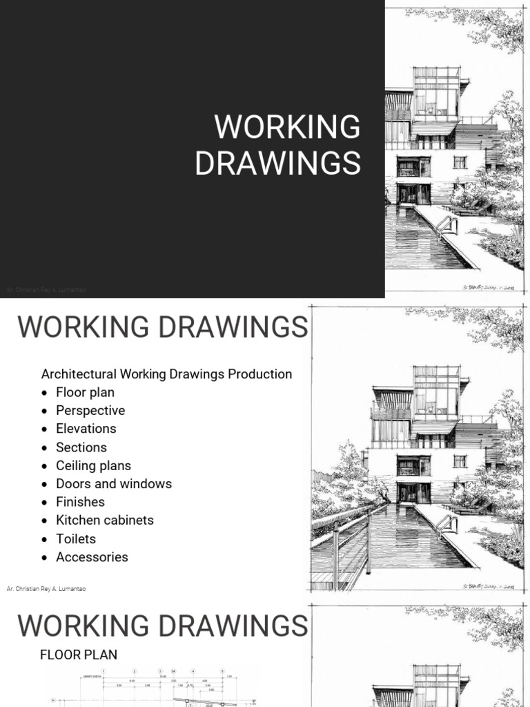 02 Working Drawings Production | PDF | Cooking, Food & Wine | Home & Garden