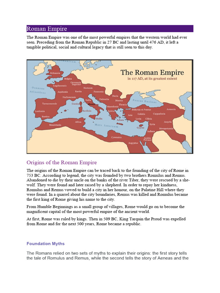 Roman Empire | PDF