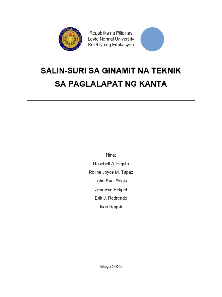 SALIN | PDF