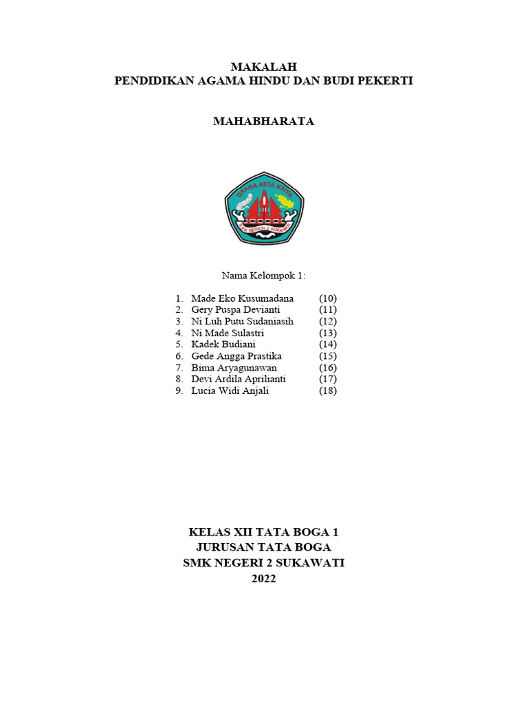Contoh MAKALAH | PDF