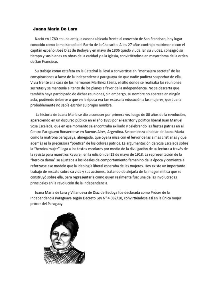 Juana Maria de Lara | PDF | América del Sur