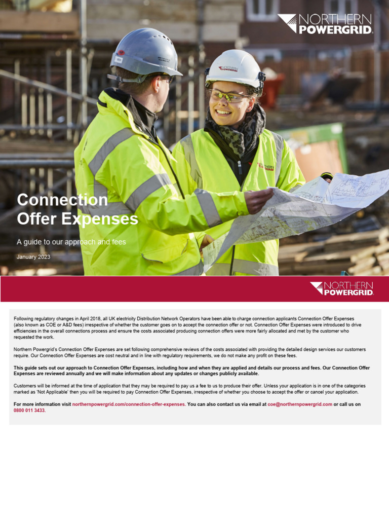 Northern Powergrid Connection Fees Guide | PDF | Finance & Money Management