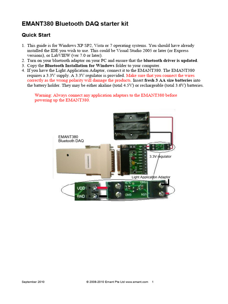EMANT380 Installation Guide | PDF