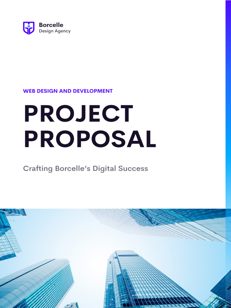 Purple and White Professional Web Design Project Proposal | PDF | World Wide Web | Internet & Web