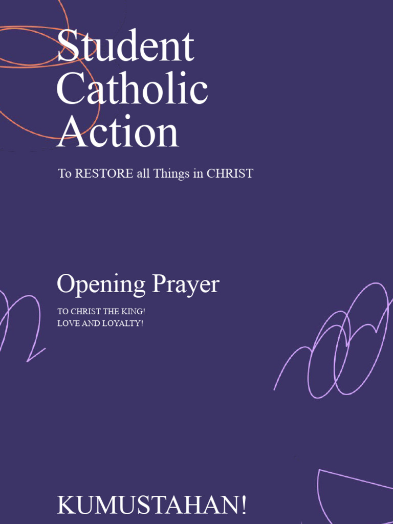 Student Catholic Action | PDF