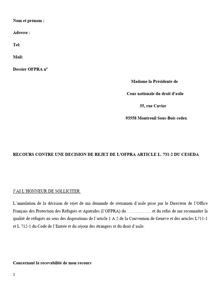 Exemple-recours-réexamen | PDF