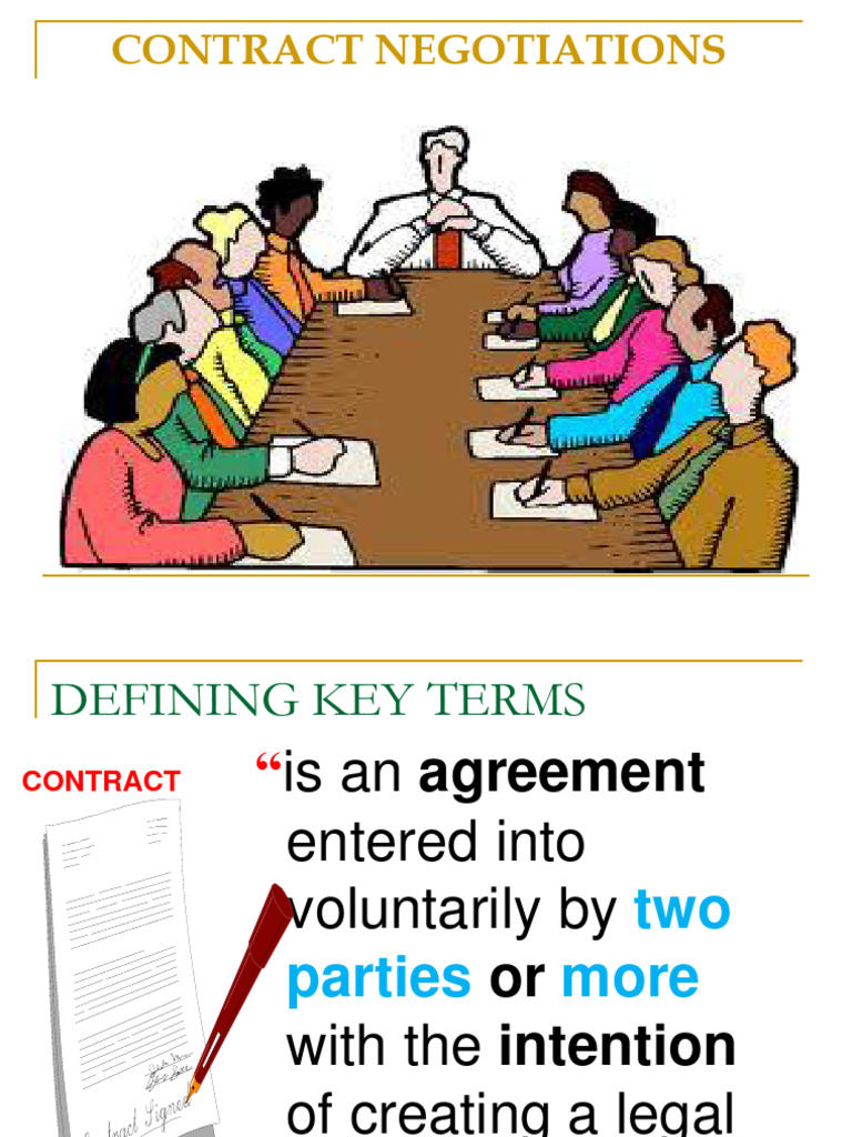 Lesson 6 - Contract Negotiations | PDF