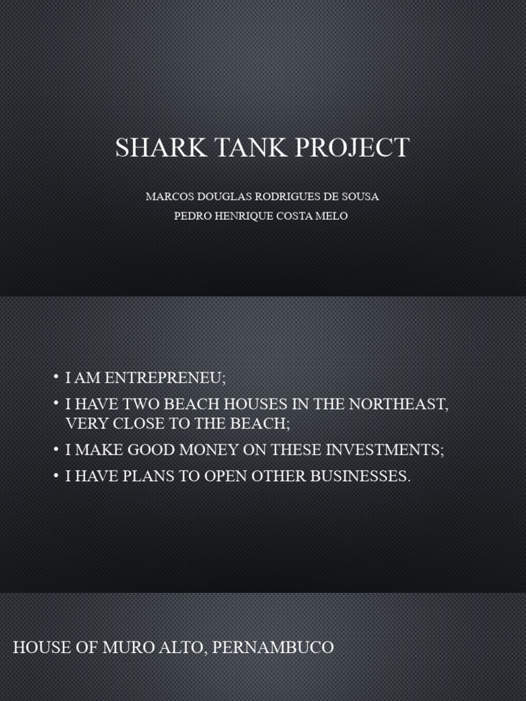 Shark Tank Project | PDF