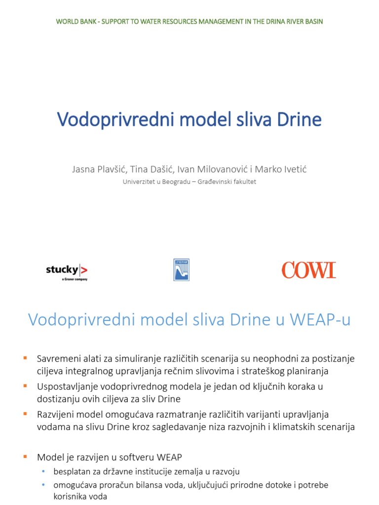WEAP Model Sarajevo 17jan2017 v2 | PDF WEAP Model Sarajevo 17jan2017 v2 | PDF