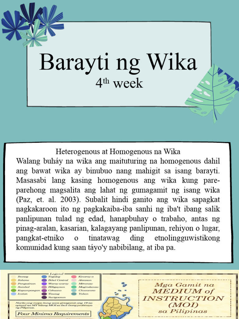 Barayti NG Wika | PDF