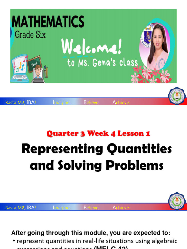 Q3 W4 Mathematics 6 | PDF