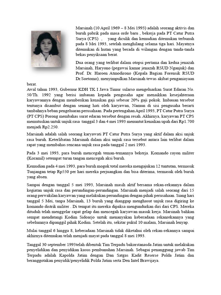 Afi 03 (Marsinah) | PDF